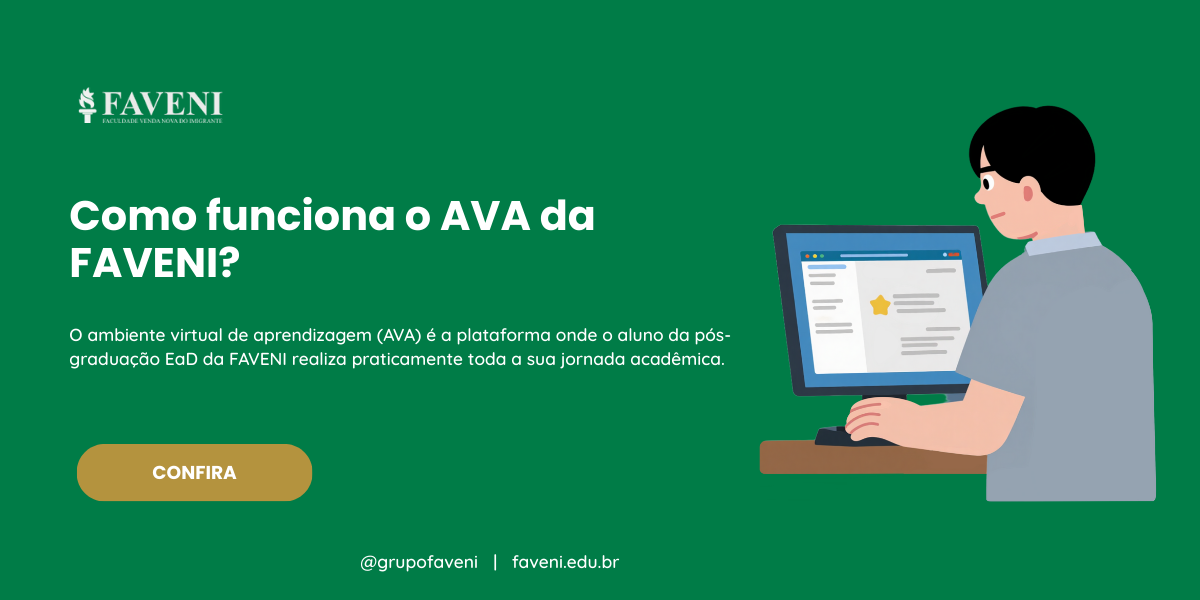 Como funciona o AVA da FAVENI? Guia para acessar cursos de pós EaD - Faveni